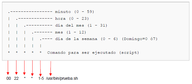 Configuración del CRON - Opus Software